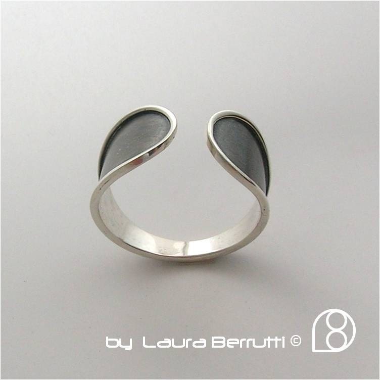 Sterling Silver Open Ring on the Top - Etsy