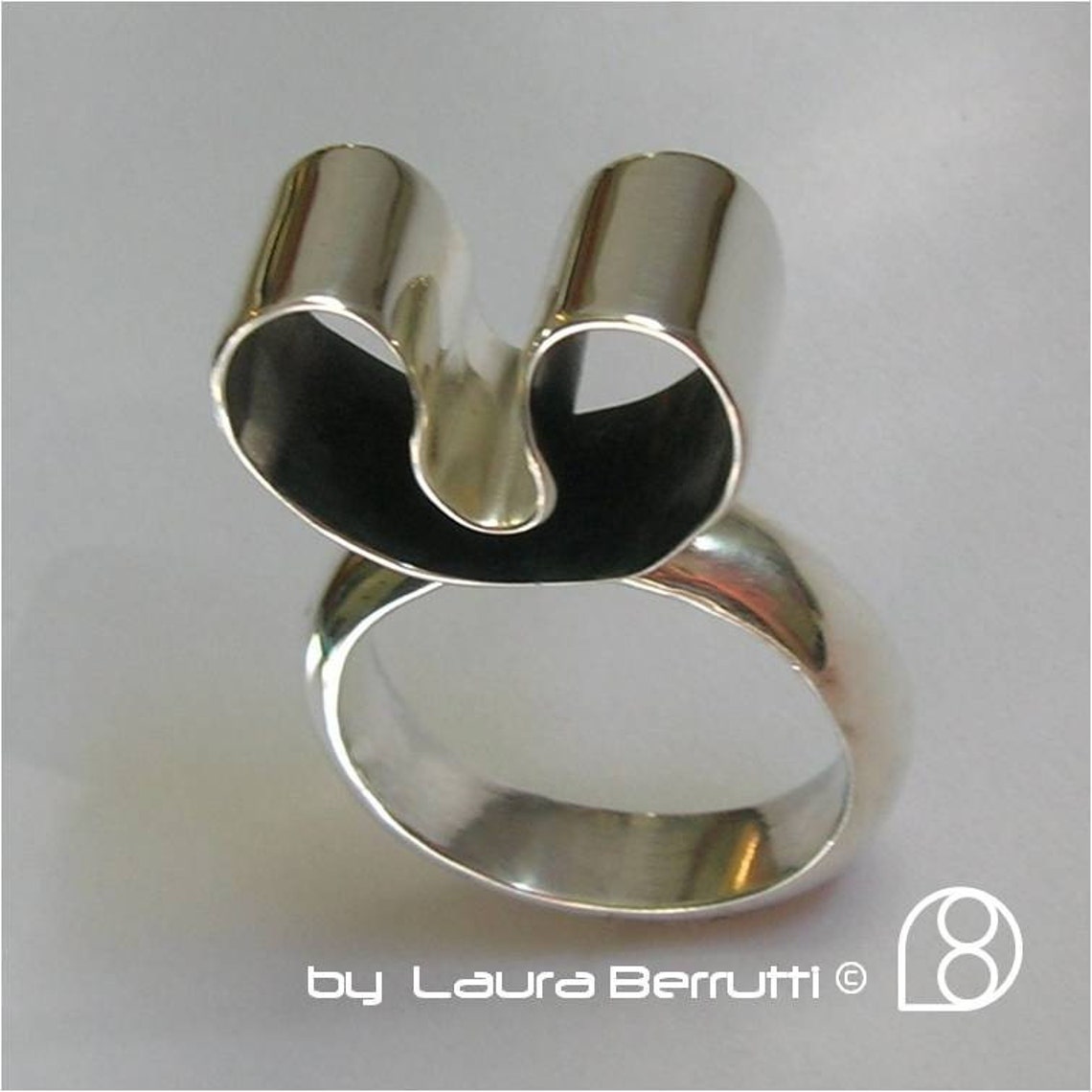 Sterling Ring With Whimsical Form - Etsy
