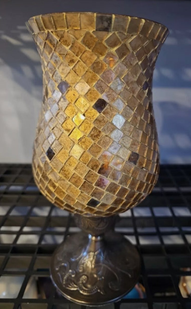 Partylite Mosaic Mirrored Tray Tealight Tree Approximately 12 - Etsy