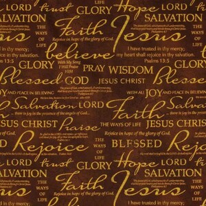 Religious Fabric - Etsy