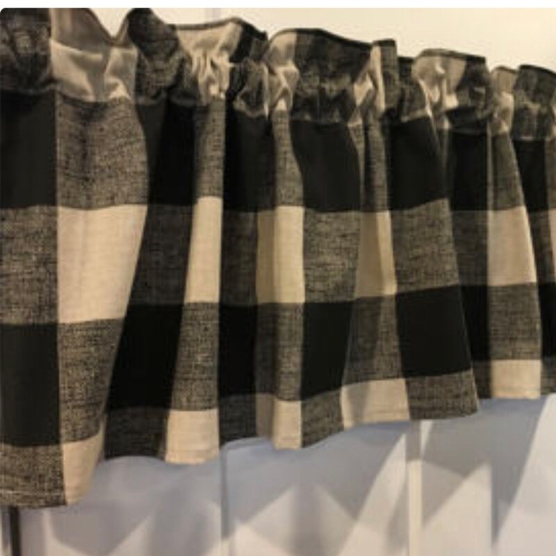 Buffalo Check Curtains - Etsy