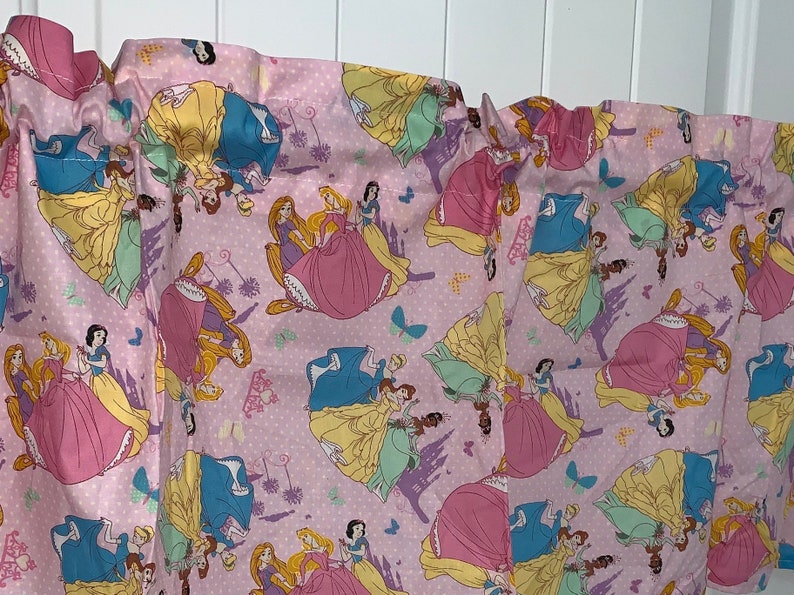 Disney Princess Girls Room Window Topper Curtain Valance - Etsy