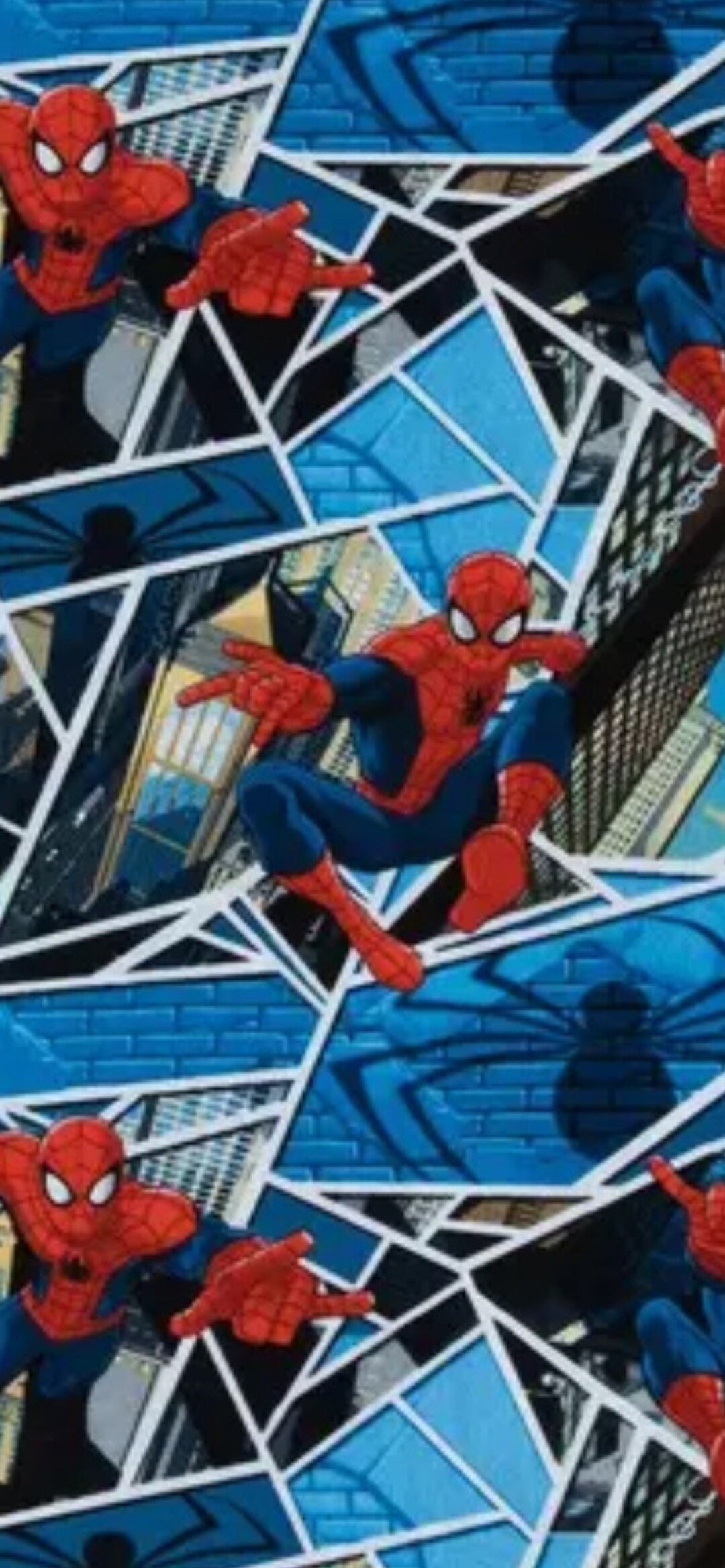 Spiderman Character Fabric by the Yard, Half Yard, Cotton Fabric, 100% ...