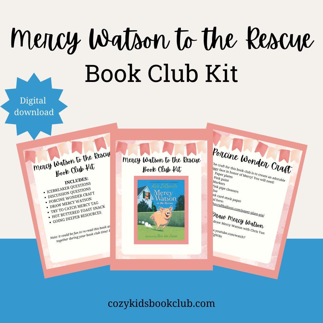 Mercy Watson Book Club Guide - Etsy