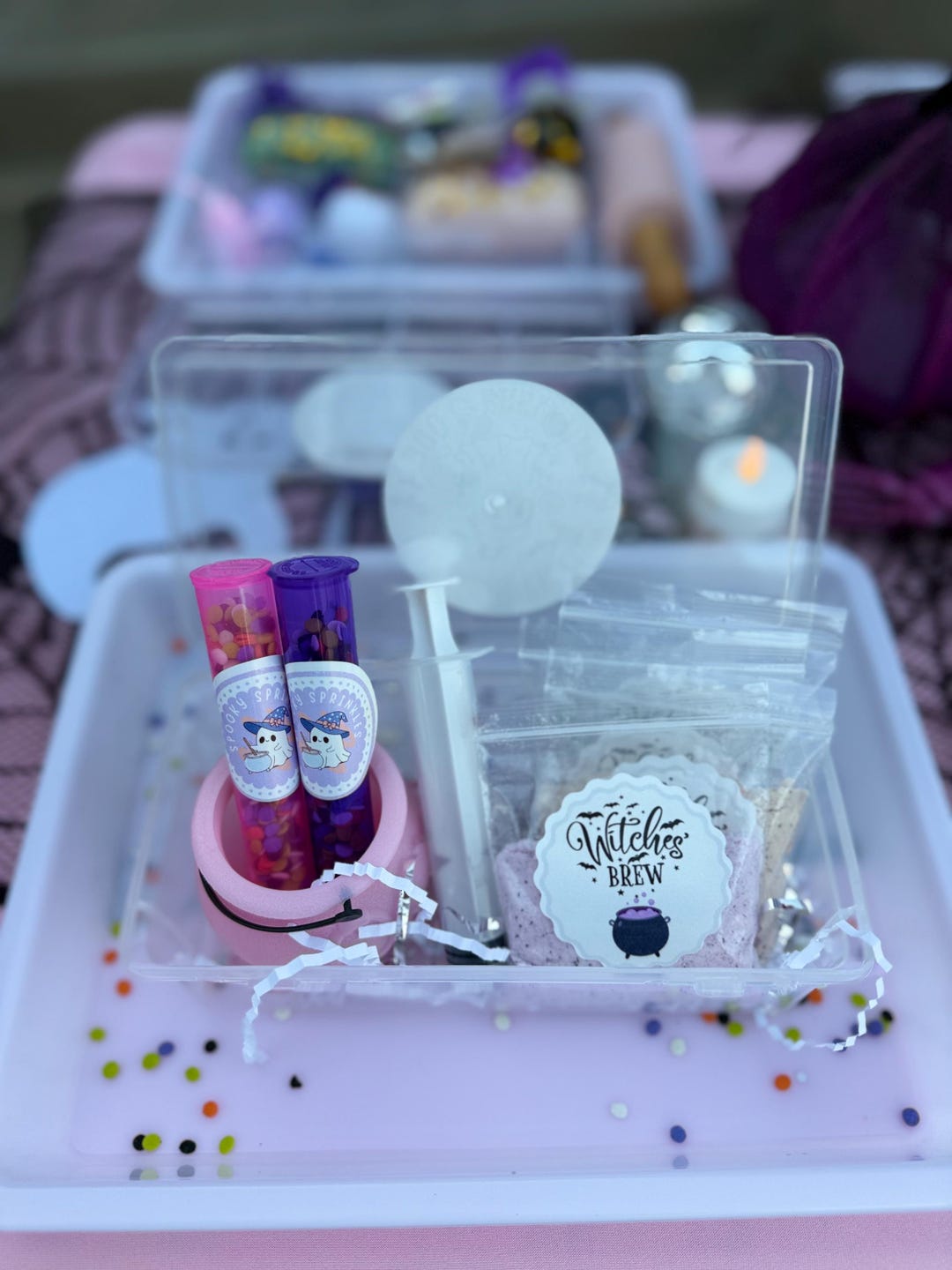 Halloween Potion Play Kit | Sensory Activity |imagidough Fizz | STEM ...