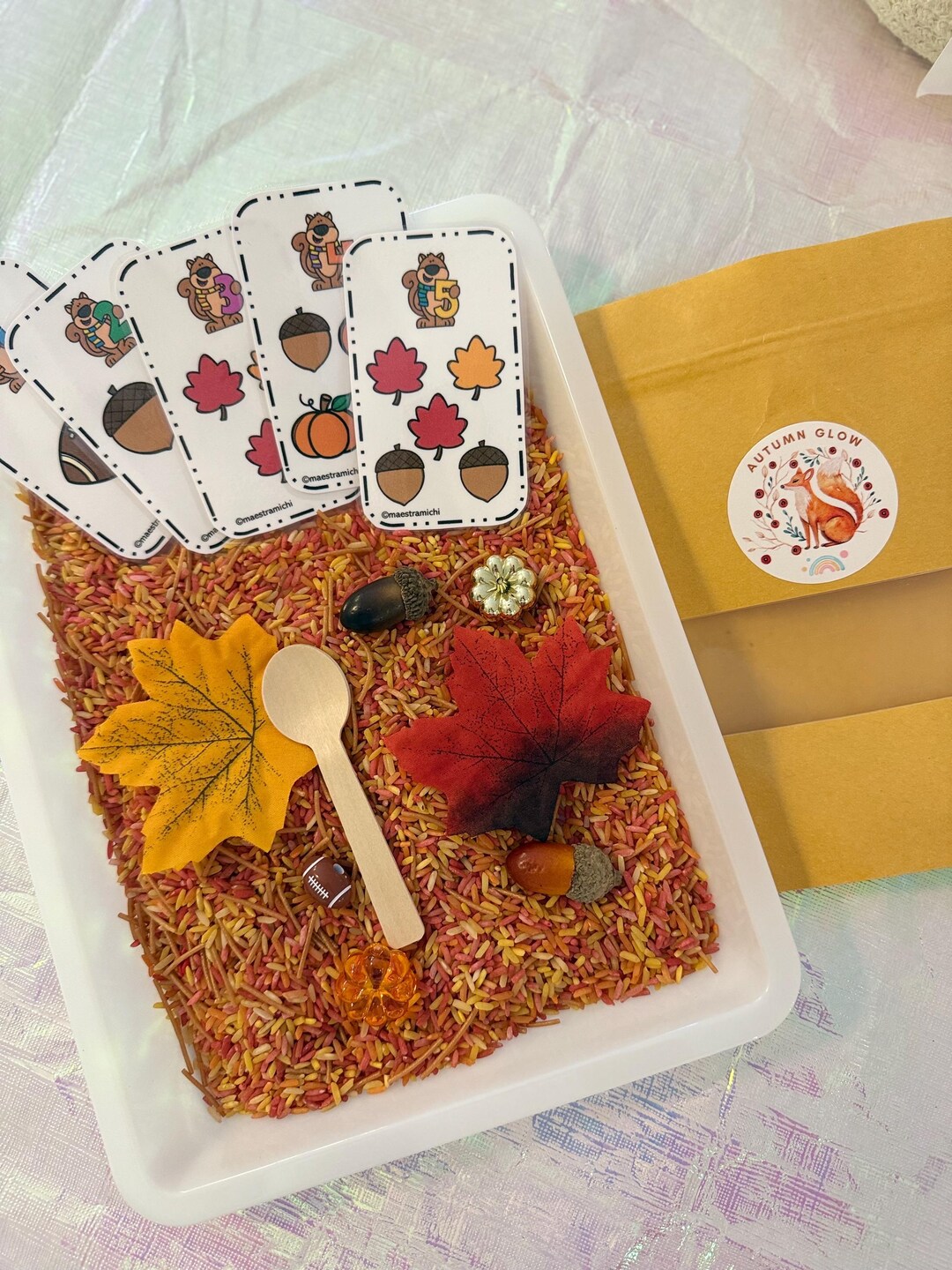 Autumn Sensory Bin Bundle – Dyed for Montessori Play | Toddler ...