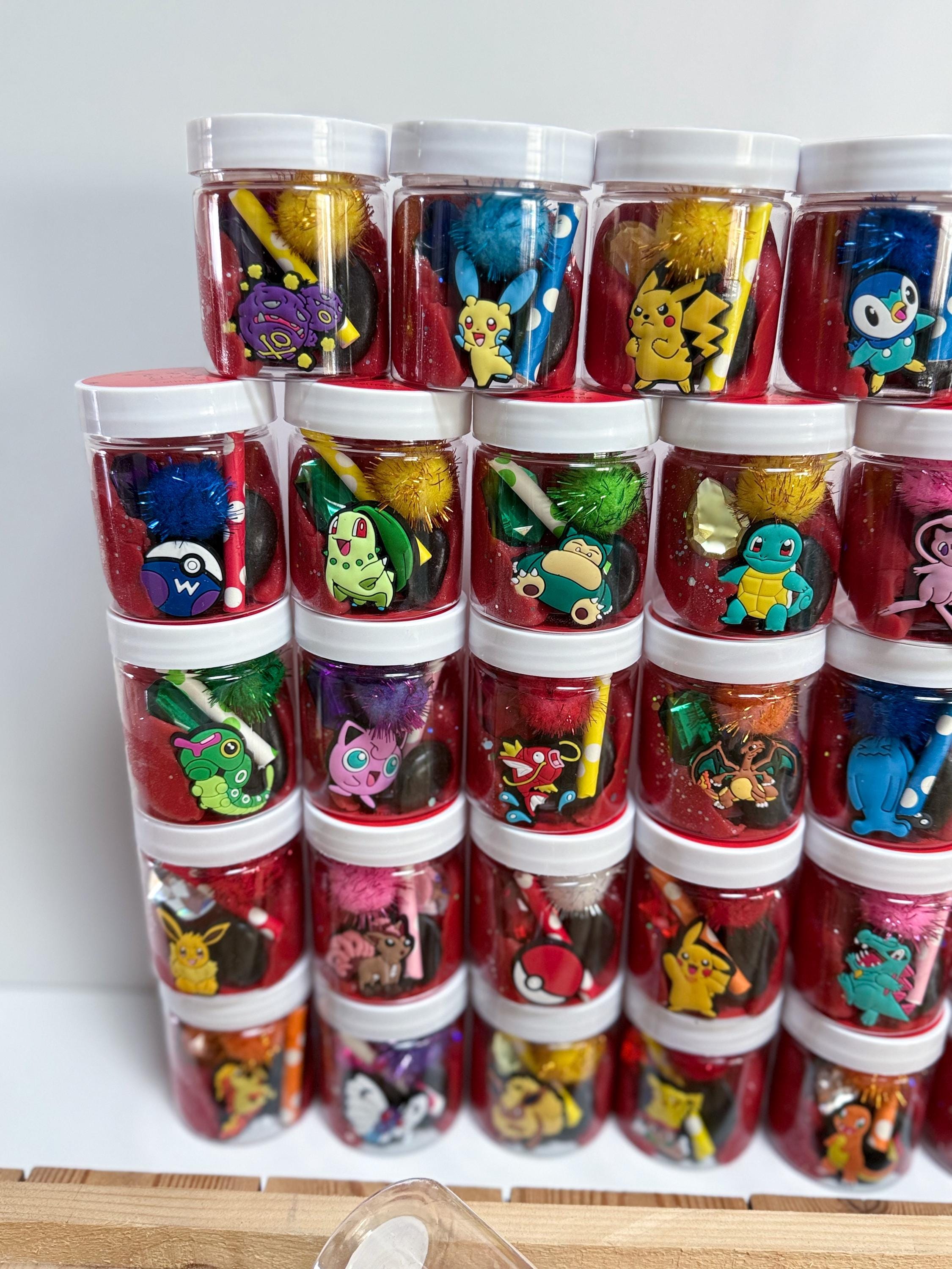 Pikachu & Pokémon Playdough Set – 5 Sensory Jars | Birthday Party ...