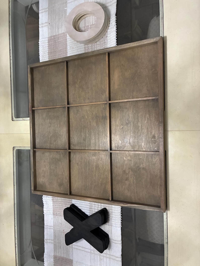 Custom Big Tic-tac-toe Game Board | Wall Hanging Tic Tac Toe ...