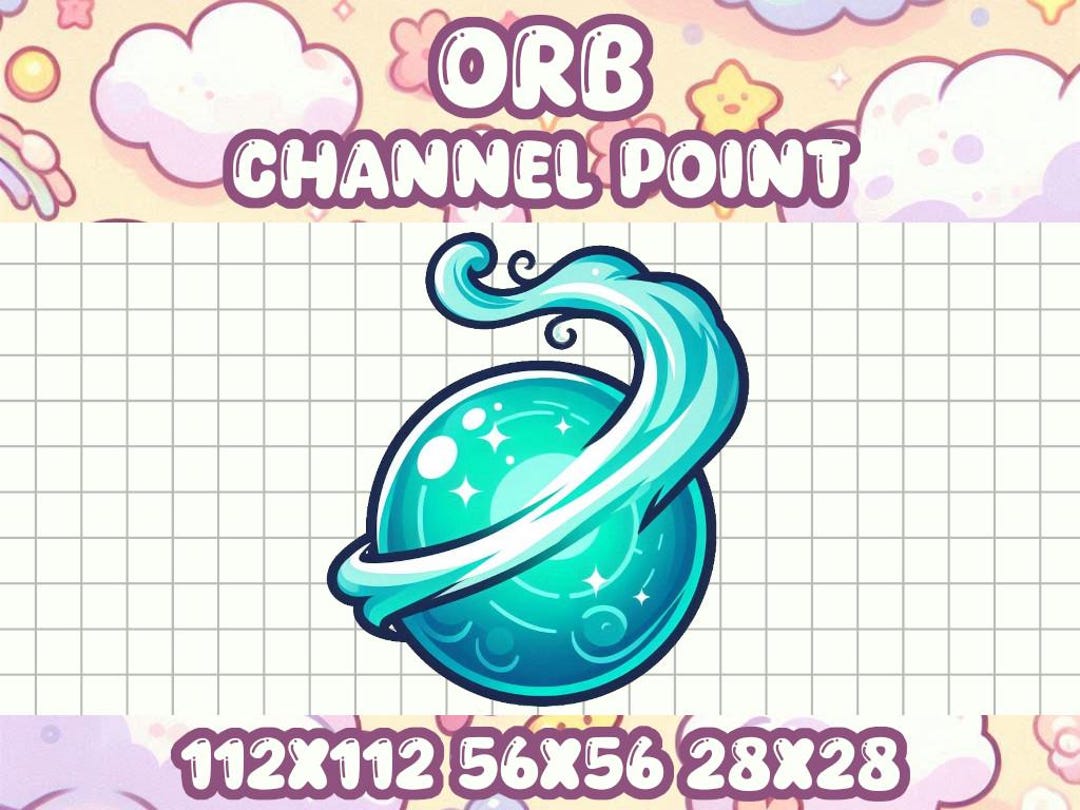 Mystical Orb Channel Point Icon | Fantasy Reward Badge for Twitch and ...
