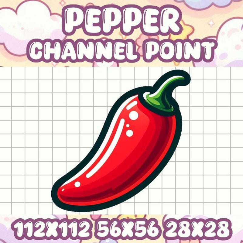 Red Pepper Icon - Etsy