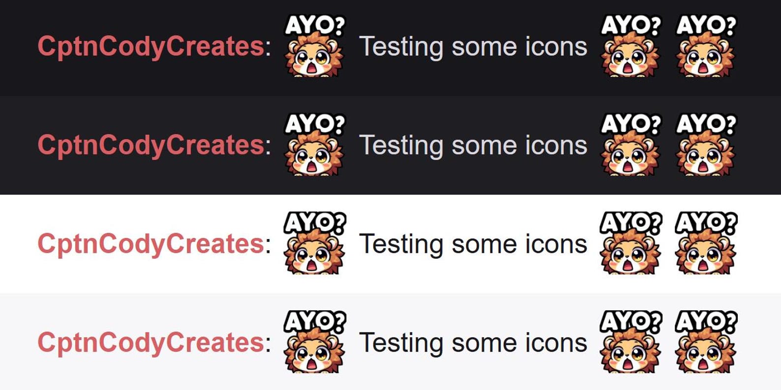 Lion Ayo? Emote | Cute Twitch & Discord Icon | Kawaii Chibi Gamer Emote ...