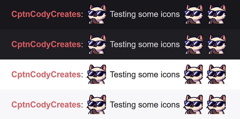 Siamese Cat EZ Clap Emote Cute Kawaii Chibi Icon Gamer Emote Twitch ...