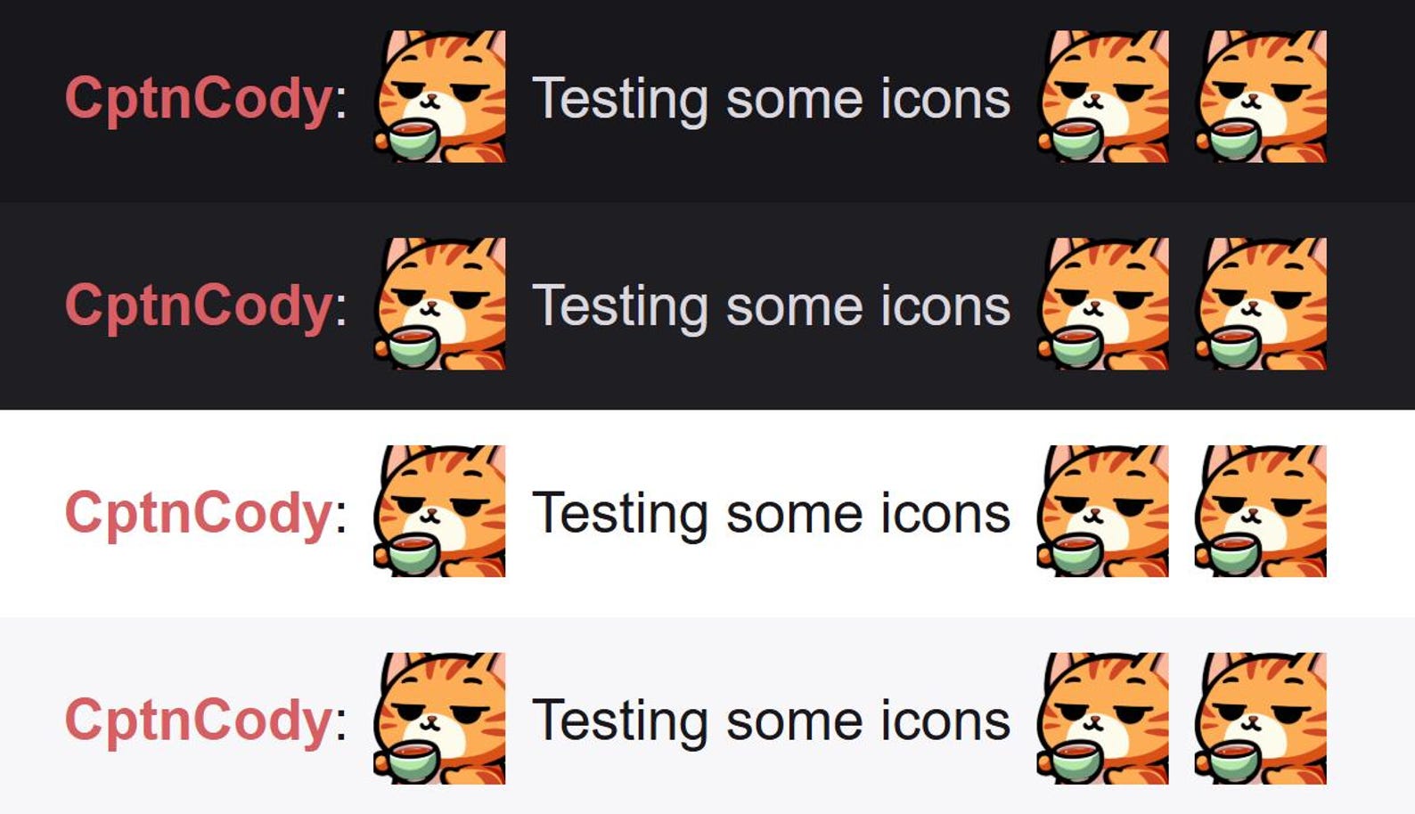 Orange Tabby Cat Sip Emote | Cute Kawaii Chibi Icon for Twitch and ...