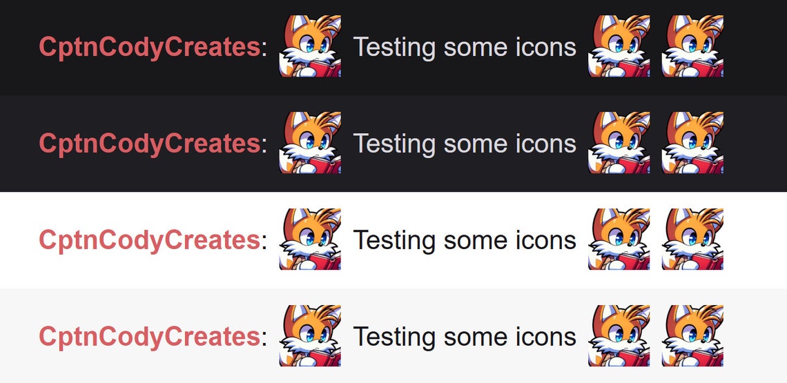 Tails Read Emote Icon for Twitch Discord Streaming Gamer - Etsy UK