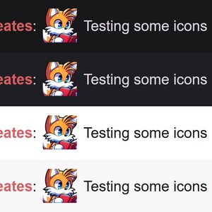 Tails Read Emote Icon for Twitch Discord Streaming Gamer - Etsy