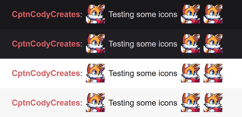Tails Read Emote Icon for Twitch Discord Streaming Gamer - Etsy