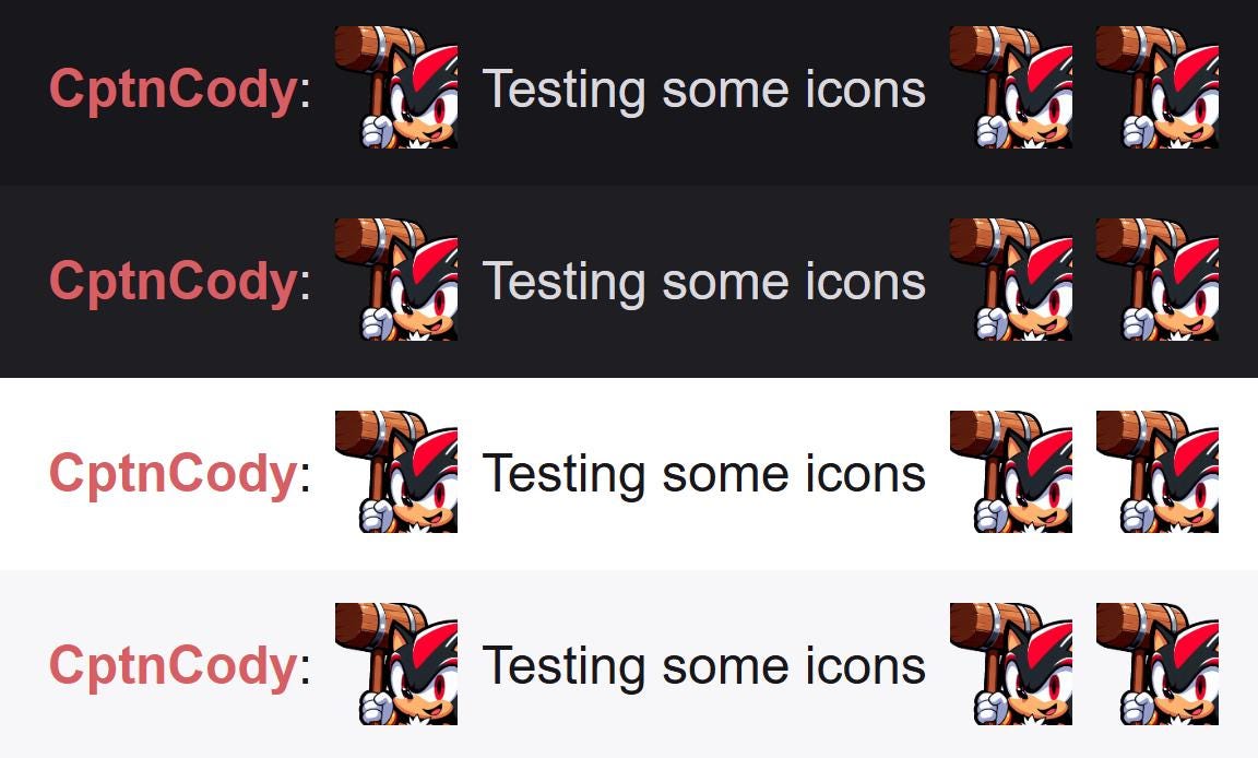 Shadow Bonk Emote | Funny Kawaii Sonic Chibi Icon for Twitch and ...