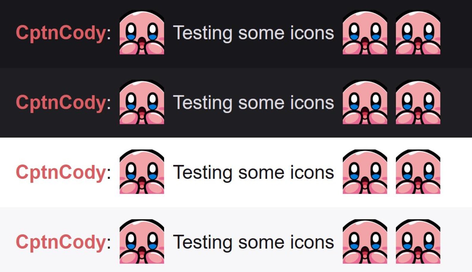 Kirby Gasp Emote Cute Kawaii Chibi Icon for Twitch and Discord - Etsy