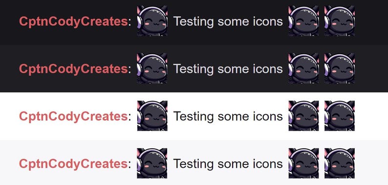 Cute Black Bat Jam Emote for Twitch Discord Halloween Chibi Gamer Icon ...