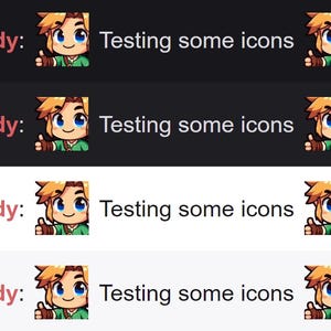 Link Thumbs up Emote Cute Legend of Zelda Chibi Icon for Twitch and ...