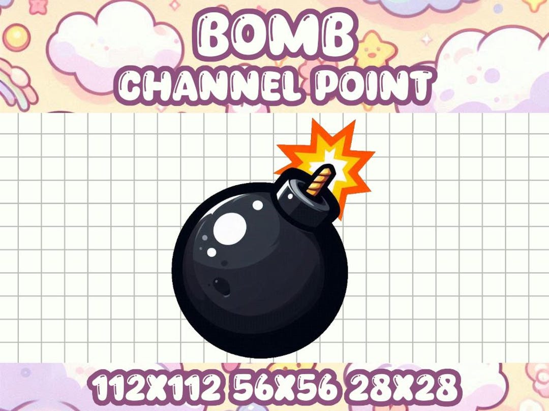 Bomb Channel Point Icon for Twitch Streamers - Etsy