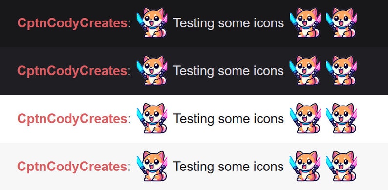 Shiba Inu Light Sticks Emote Cute Twitch & Discord Icons Kawaii Chibi ...