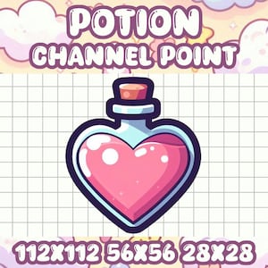 Love Potion Channel Point Icon for Twitch Streamers - Etsy