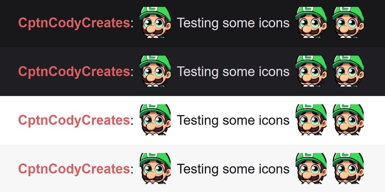 Luigi Nervous Emote Icon for Twitch Discord and Gaming - Etsy