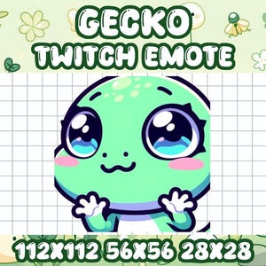 Green Gecko Caught Emote for Twitch and Discord - Etsy Australia