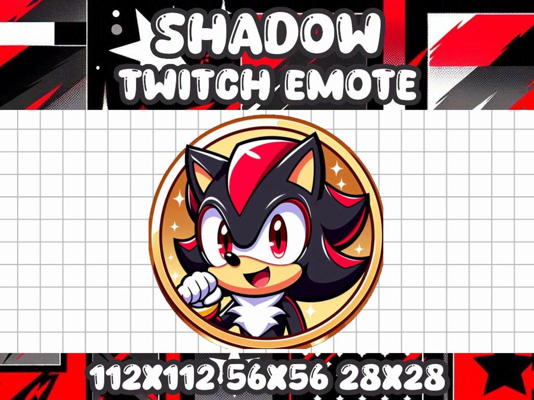 Shadow Channel Point Chibi Emote Icon for Twitch and Discord - Etsy
