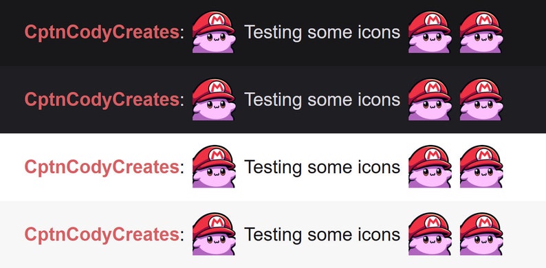 Ditto Mario Hat Emote | Kawaii Pokémon Icon for Twitch and Discord - Etsy
