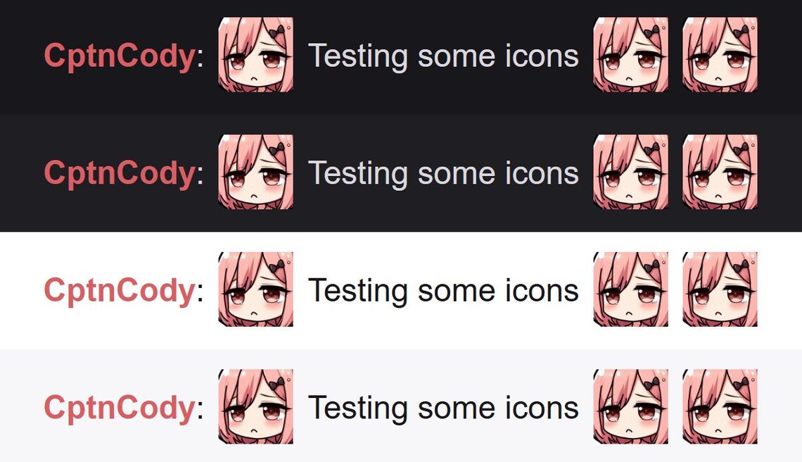 Pink Hair Girl Feelsbadman Emote | Kawaii Chibi Sad Icon for Twitch and ...
