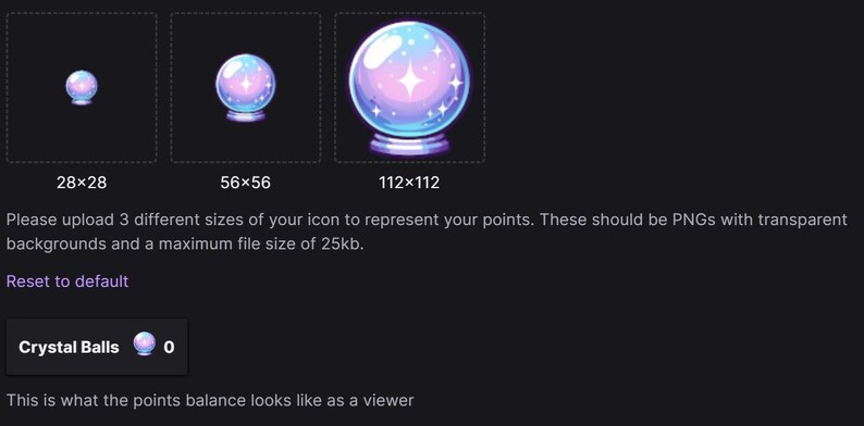 Crystal Ball Channel Point Icon for Twitch Streamers - Etsy