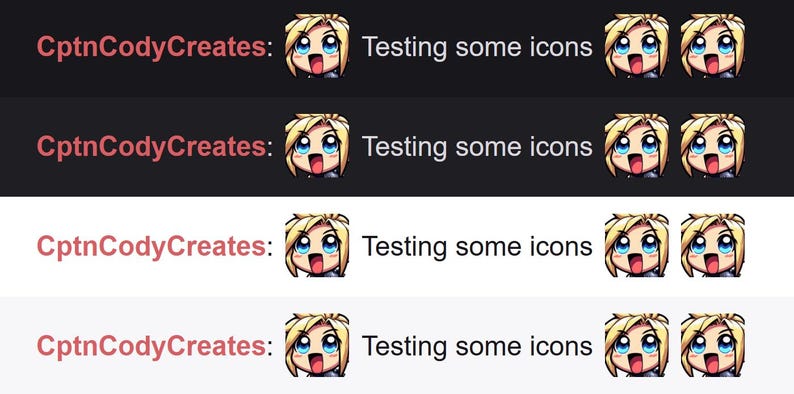 Cloud Strife POG Emote Cute Kawaii Final Fantasy Icons Adorable Gamer ...