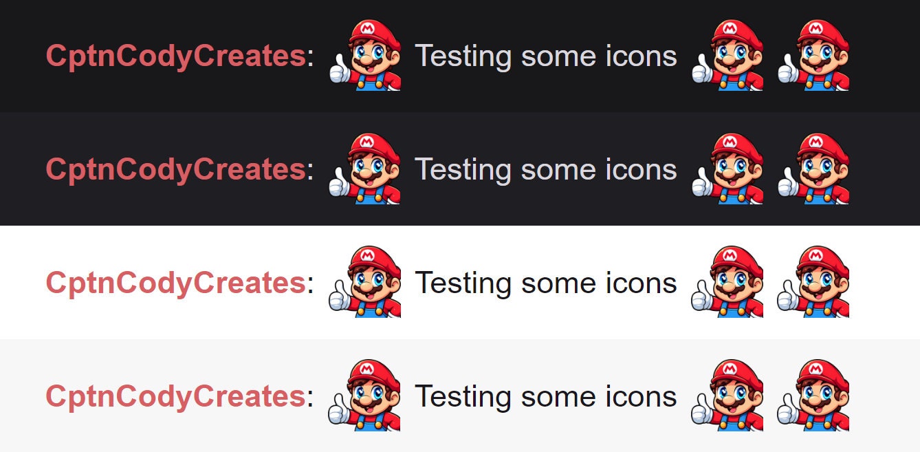 Mario Thumbs up Emote | Cute Super Mario Icon for Twitch and Discord - Etsy