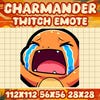 Charizard Simp Emote Kawaii Pokémon Emoji for Twitch and Discord Gamers ...