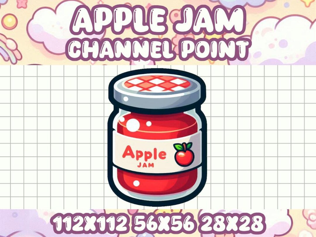 Apple Jam Channel Point Icon for Twitch Streamers - Etsy