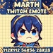 Black Cat Yell Emote | Kawaii Chibi Icon for Twitch and Discord ...