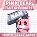 Pink Bear Ban Hammer Emote | Kawaii Gamer Icon for Twitch and Discord ...