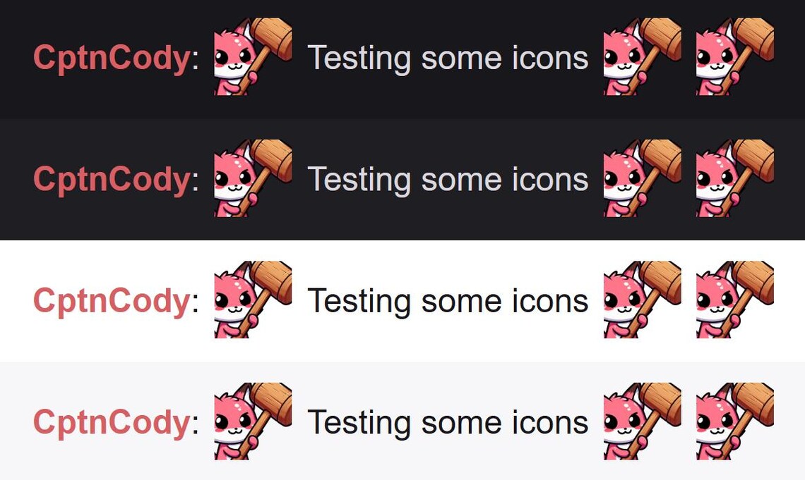 Pink Fox Bonk Emote | Cute Kawaii Chibi Icon for Twitch and Discord - Etsy