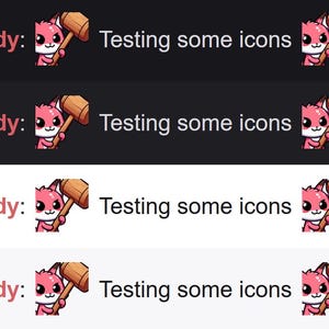 Pink Fox Bonk Emote | Cute Kawaii Chibi Icon for Twitch and Discord - Etsy