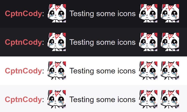 Kitsune Fox Pleading Emote | Cute Kawaii Chibi Icon for Twitch and ...
