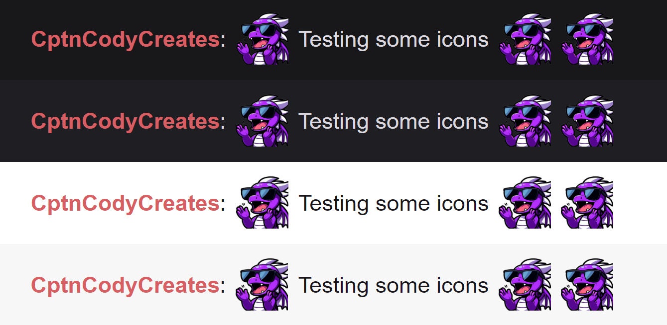 Purple Dragon EZ Clap Emote Cute Twitch Discord Icons Kawaii Chibi ...
