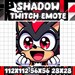 Shadow POG Emote | Hype Sonic Chibi Icon for Twitch and Discord - Etsy