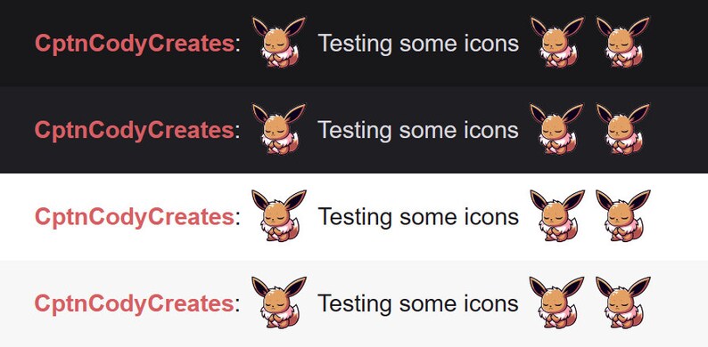 Eevee Praying Emote Pokémon Twitch & Discord Icons Unique Gamer Emotes ...