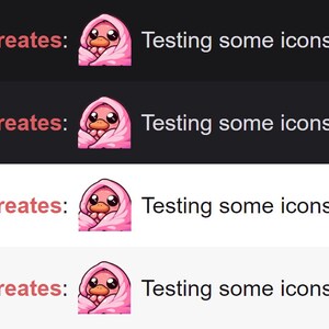 Pink Platypus Blanket Emote Cute Twitch & Discord Icons Kawaii Chibi ...