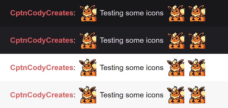 Flareon Pumpkin Emote Cute Kawaii Pokémon Icons Adorable Gamer Emotes ...