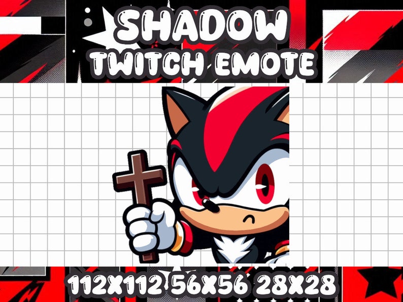 Shadow Cross Emote for Twitch Discord Gamer - Etsy