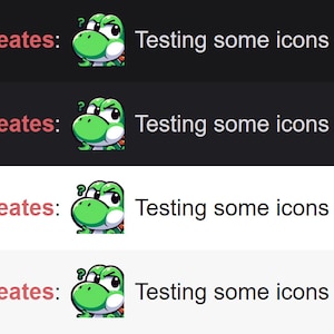 Green Yoshi Confused Emote | Super Mario Bros Icon for Twitch & Discord ...