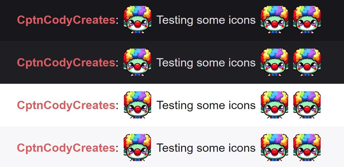 Goblin Clown Emote | Kawaii Funny Gamer Icon for Twitch and Discord - Etsy